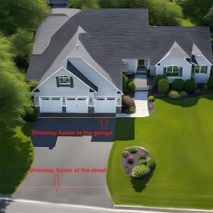 What is a Garage Apron - What is a Driveway Apron - Image Concrete